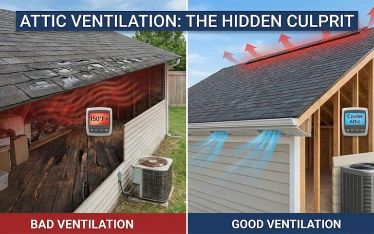The Hidden Culprit: How Poor Ventilation Cooks Your Shingles ...